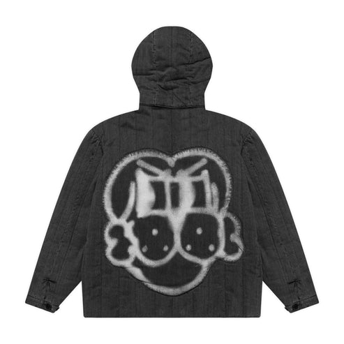 GAME JACKET WASHED BLACK – chito.international